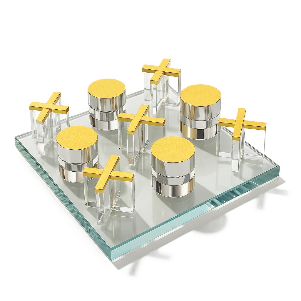 XOX Gold - Dekoratif Tic Tac Toe Oyunu - Twinshome
